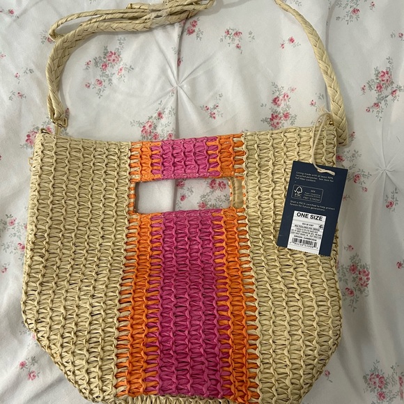 Target | Bags | Nwt Colorful Woven Straw Bag Target | Poshmark